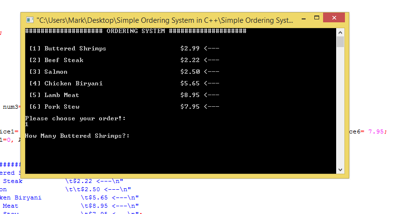 Simple Ordering System In C Free Source Code Sourcecodester